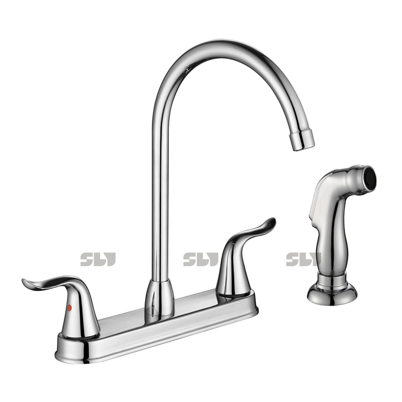 SLY Two-Handle 8" Hign End Kitchen Faucet with Chromed High Quality Faucet - Buy kitchen faucet ...